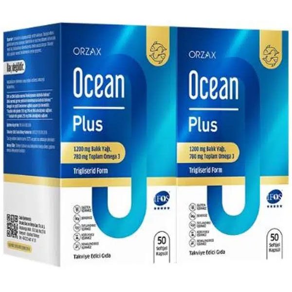 Ocean Plus Omega 3 Balık Yağı 1200 mg 100 Kapsül 1.101,24 TL